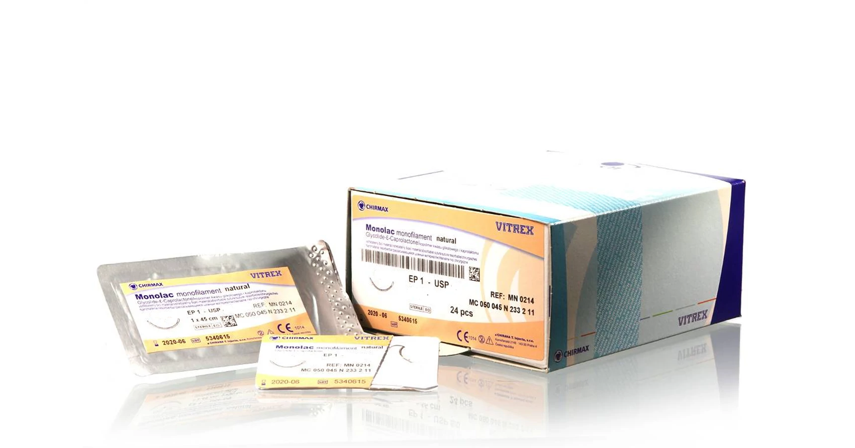 Monolac Monofil Violet (DS15 - 45cm) - Chirmax - Sebészeti varrófonal ...